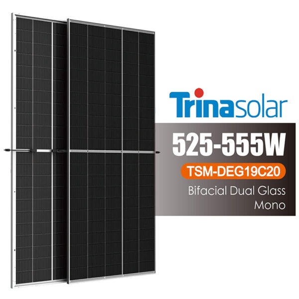 Trina Bifacial Solar Panel 530W 535W 540W 545W 550W 555W - Maxbo Solar