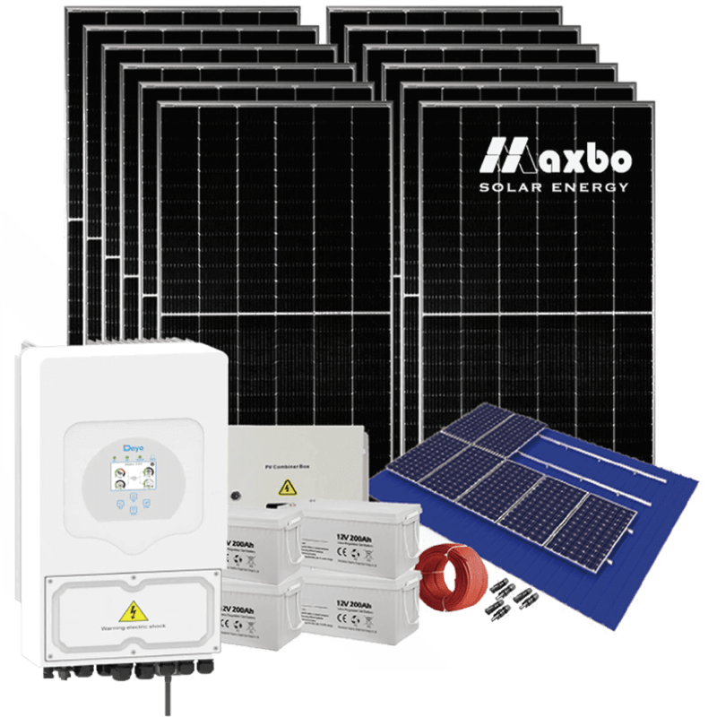50kW hybrid solar system - Maxbo Solar